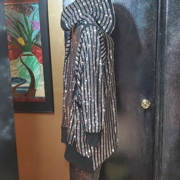 Jackets & Coats | Rhinestone Studded Jacket | Poshmark